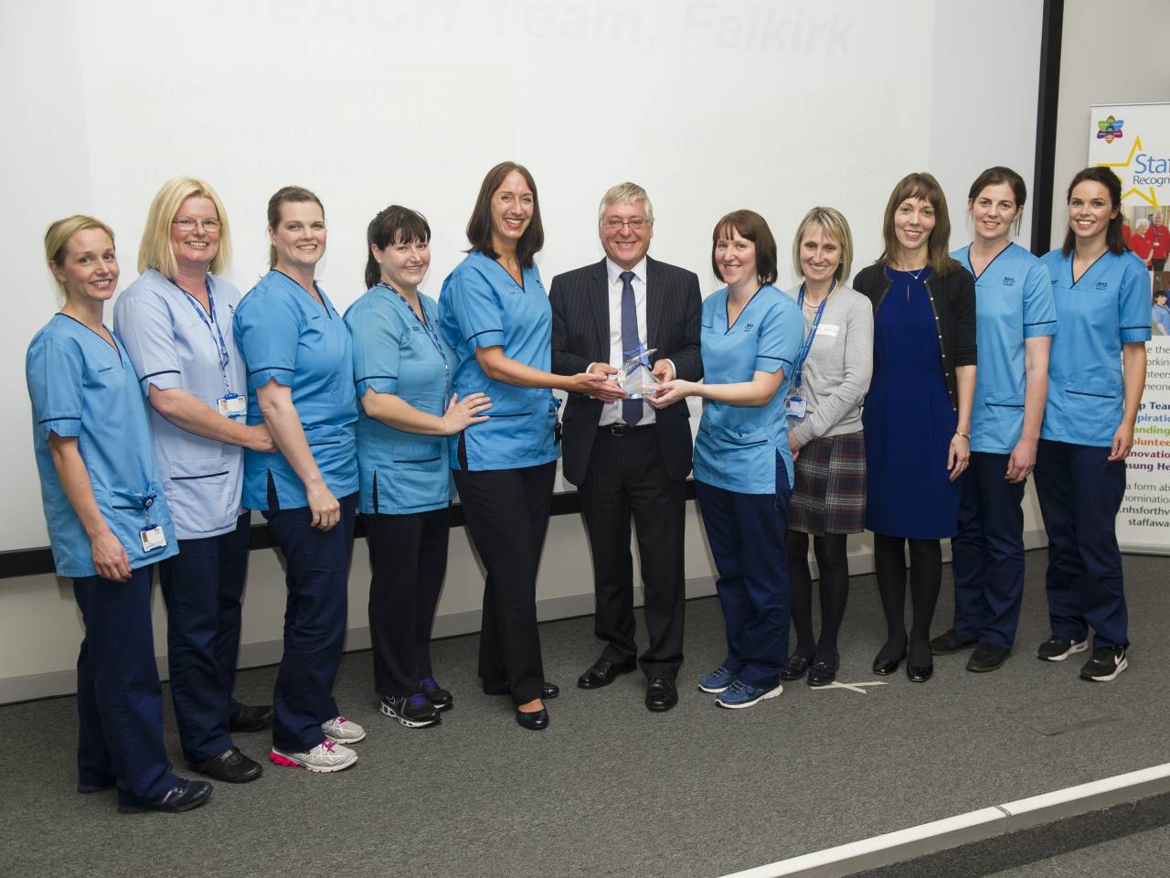 2nd Runner Up – Reach Falkirk Team, Falkirk Community Hospital | Staff News